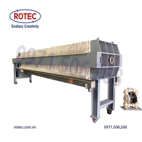 Rotec Việt Nam Chế Tạo Bộ Đôi Máy Ép Bùn Khung Bản Xử Lý Bùn Thải Khai ...